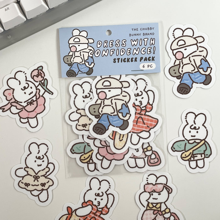 Sticker Packs – The Chubby Bunny Brand