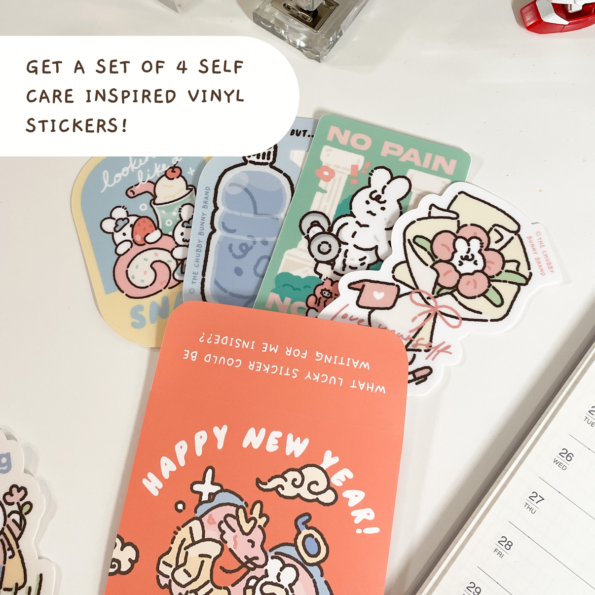 Mystery Sticker Bundle – The Chubby Bunny Brand